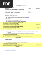 Naming Thiols and Sulfides Guide | PDF | Thiol | Sulfide