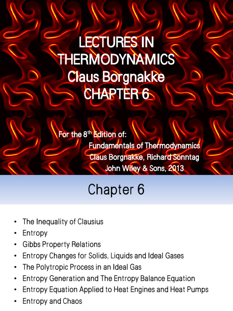 CH 06 | PDF | Entropy | Second Law Of Thermodynamics