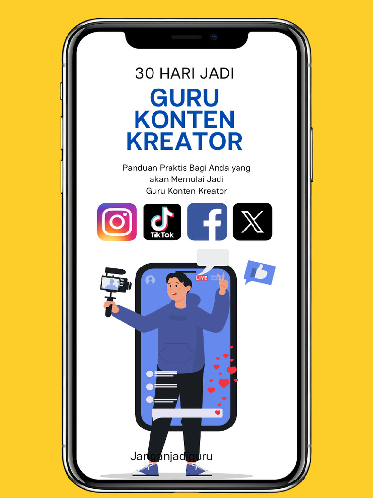 30 Hari Menjadi Guru Konten Kreator | PDF