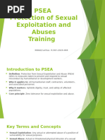 InterAction PSEA Basics Training Guide | PDF