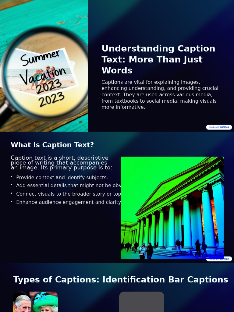 Understanding Caption Text More Than Just Words | PDF | Cognition ...