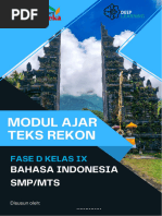 Modul Ajar Teks Rekon Kelas IX | PDF | Karier & Perkembangan | Seni ...