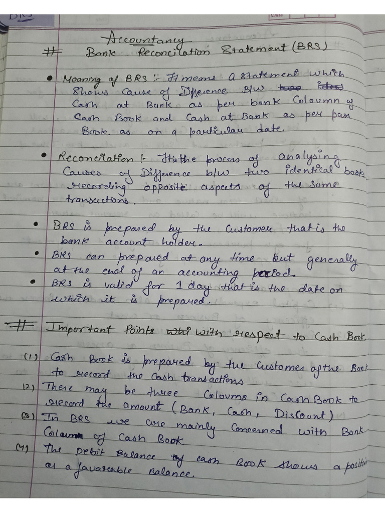 Brs Notes | PDF