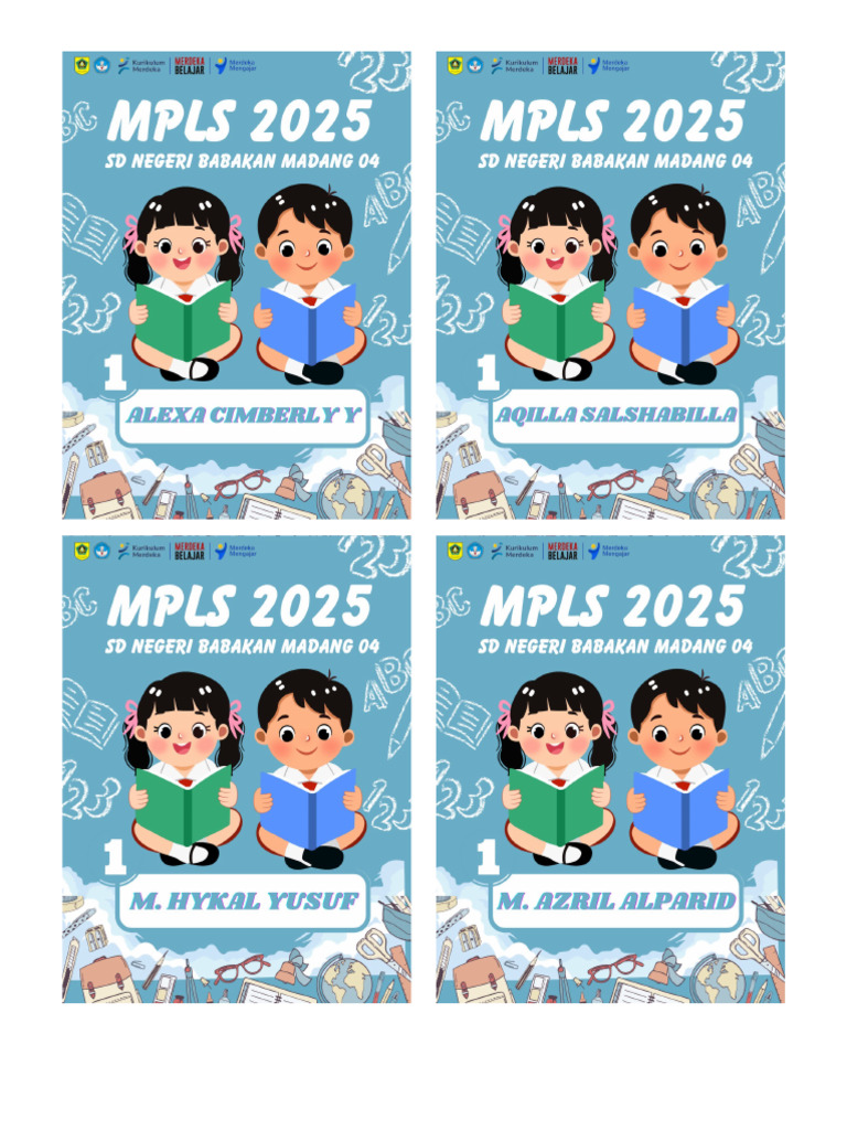 Nametag MPLS 2025 4 Per Halaman | PDF