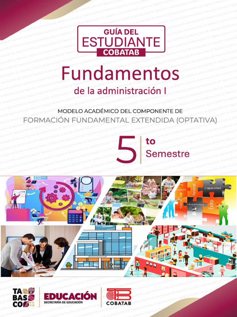 Quinto Semestre.- Guía Didáctica Del Estudiante.- Fundamentos de La Administración I | PDF ...