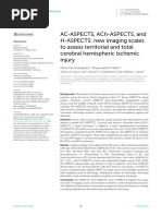 ASPECTS Score in Stroke Assessment | PDF