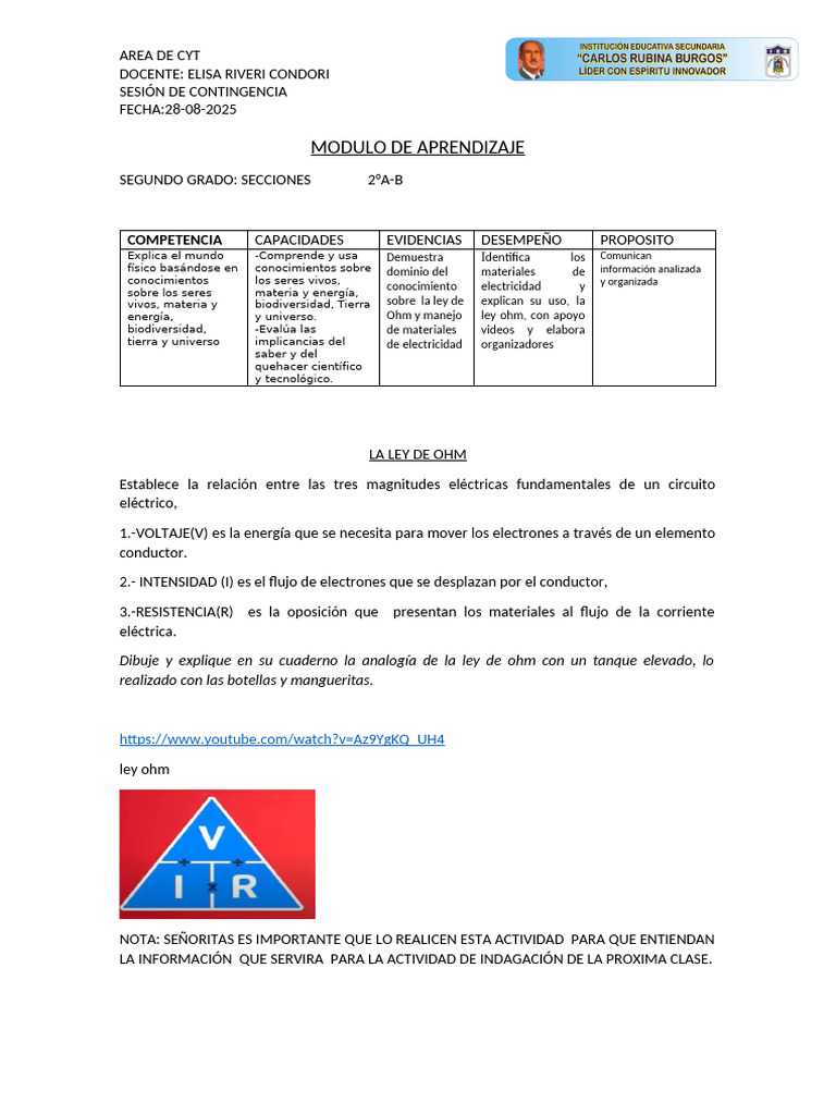 Modulo de Aprendizaje-2do | PDF
