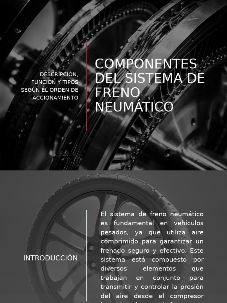 Componentes Sistema Freno Neumatico | PDF