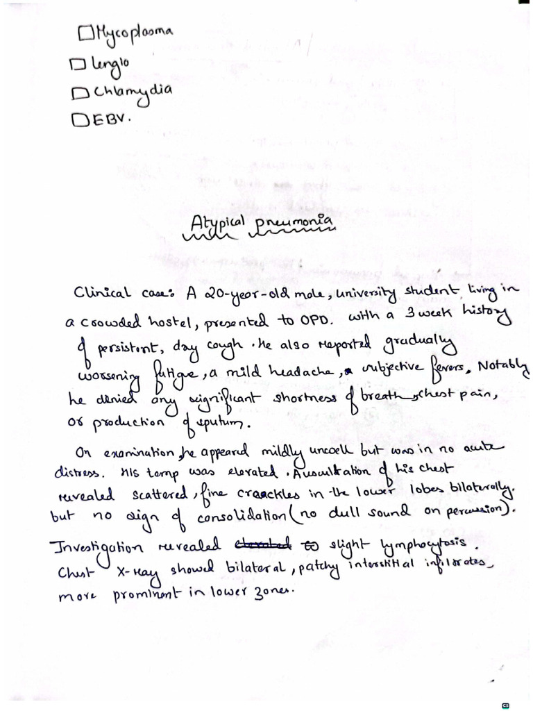 Atypical Bacteria | PDF