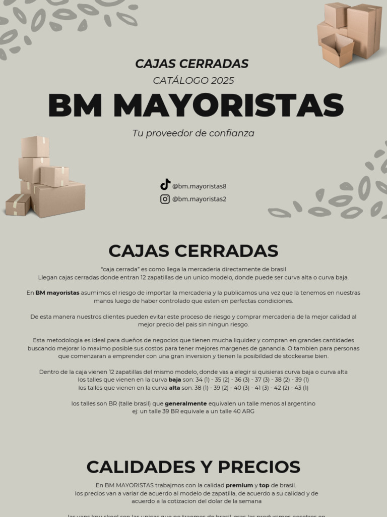 Catálogo Caja Cerrada 047 PDF | PDF