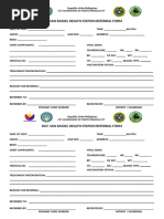 Southern Leyte Barangay Referral Slip | PDF