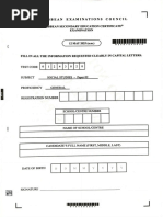 Social Studies May 2024 Paper 1 With Answers | PDF