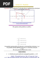 Pre-Calculus Quarter 1 - Module 3: Parabolas | PDF | Ellipse ...