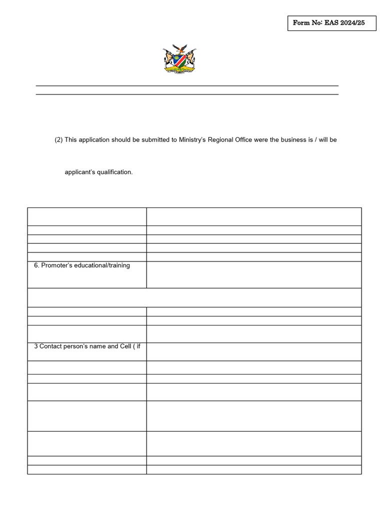 EAS Application Form 2024 25 Final | PDF | Government