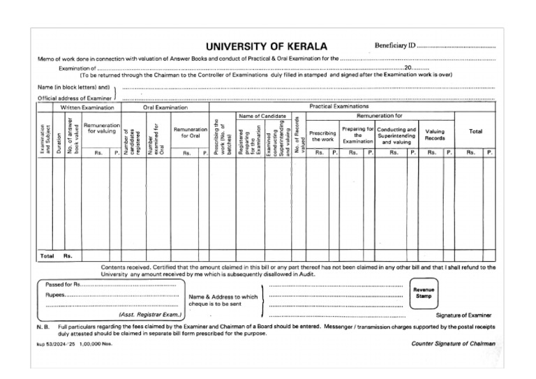 Remuneration Form | PDF