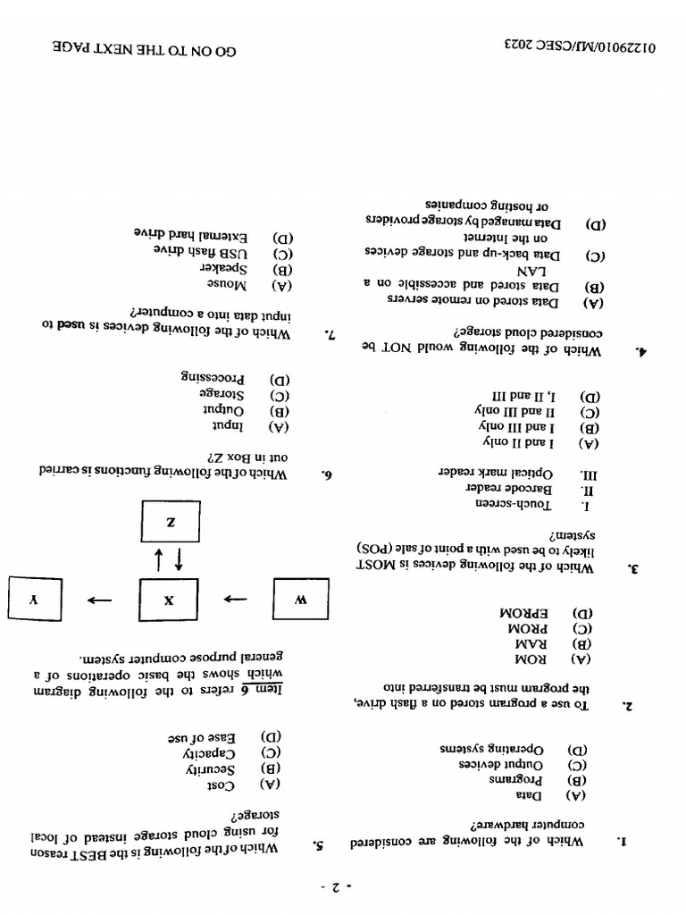 Csec It Mayjune p1 2023 | PDF