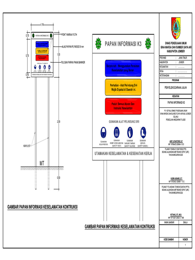Papan Informasi K3 | PDF