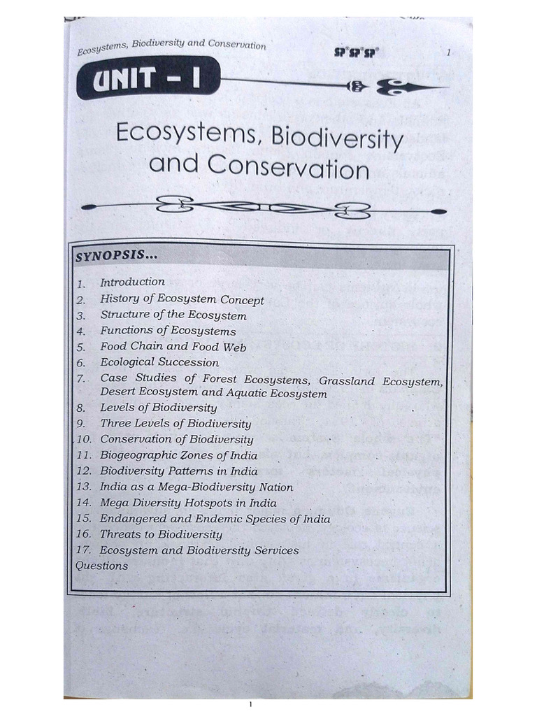 VES - Environmental Management and Sunstainable Development-1 Notes ...