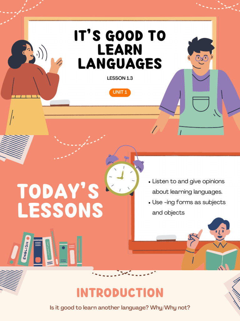 Learning Languages and Emojis Lesson | PDF | Linguistic Morphology ...