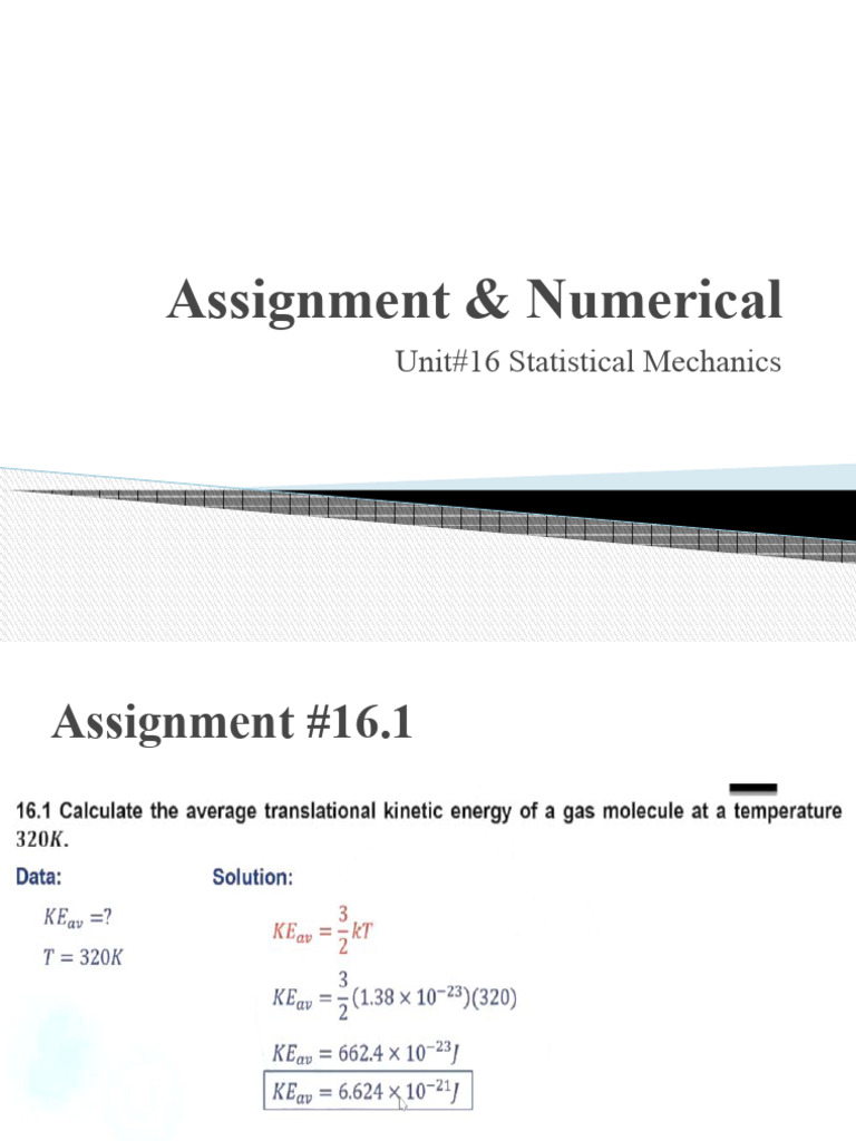 Unit 16 Assign Numerical Pdf