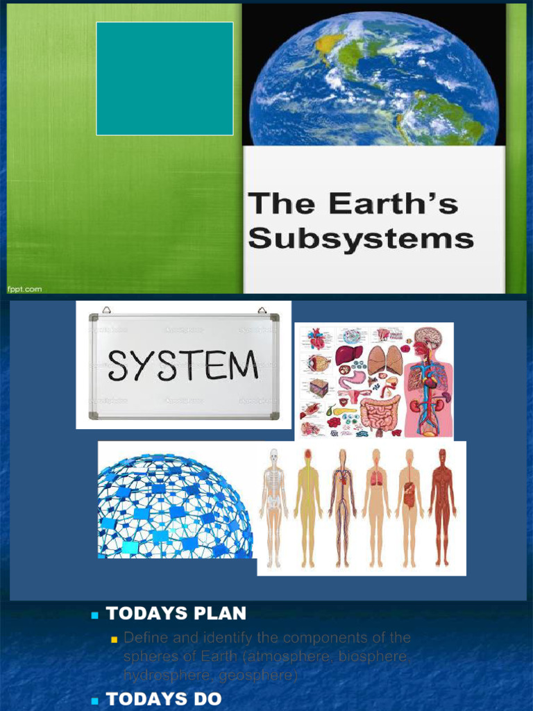 EARTH SCIENCE LESSON 2 Earth Systems Spheres 1 | PDF | Earth Sciences ...