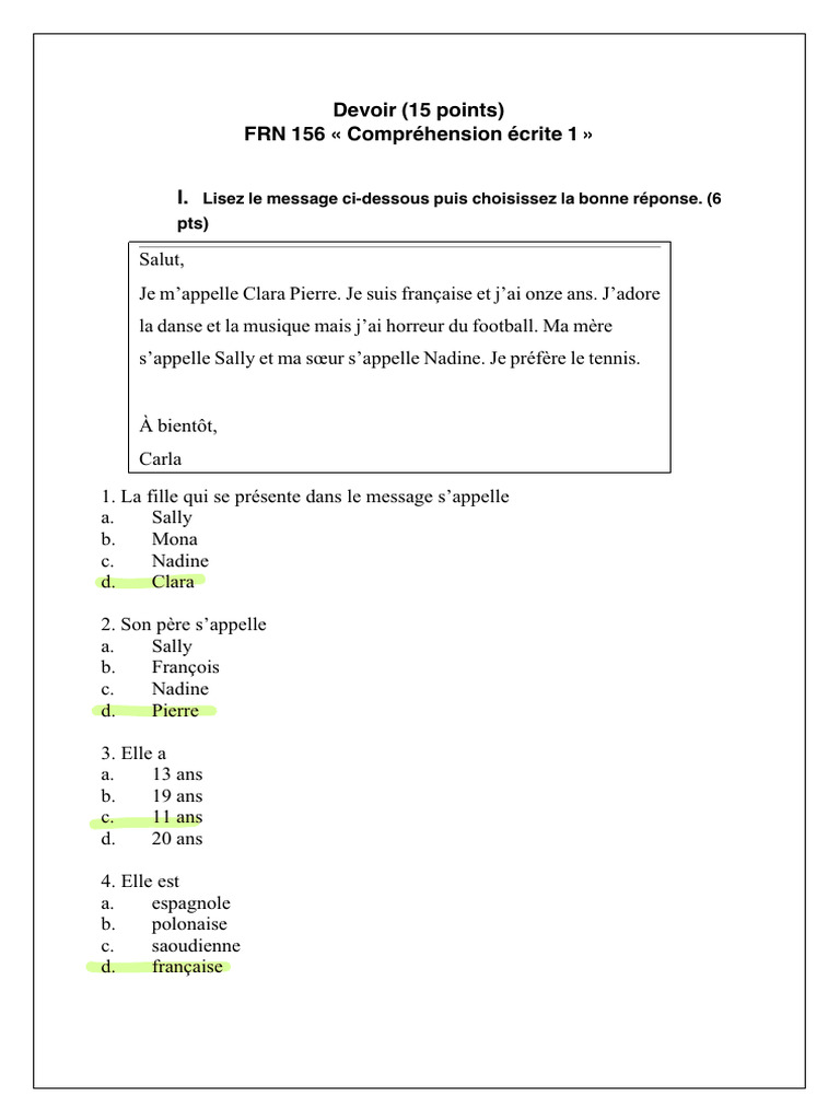 Devoir | PDF