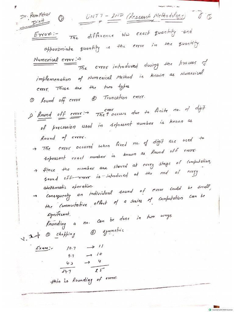 RM Unit 2 Part 1 | PDF