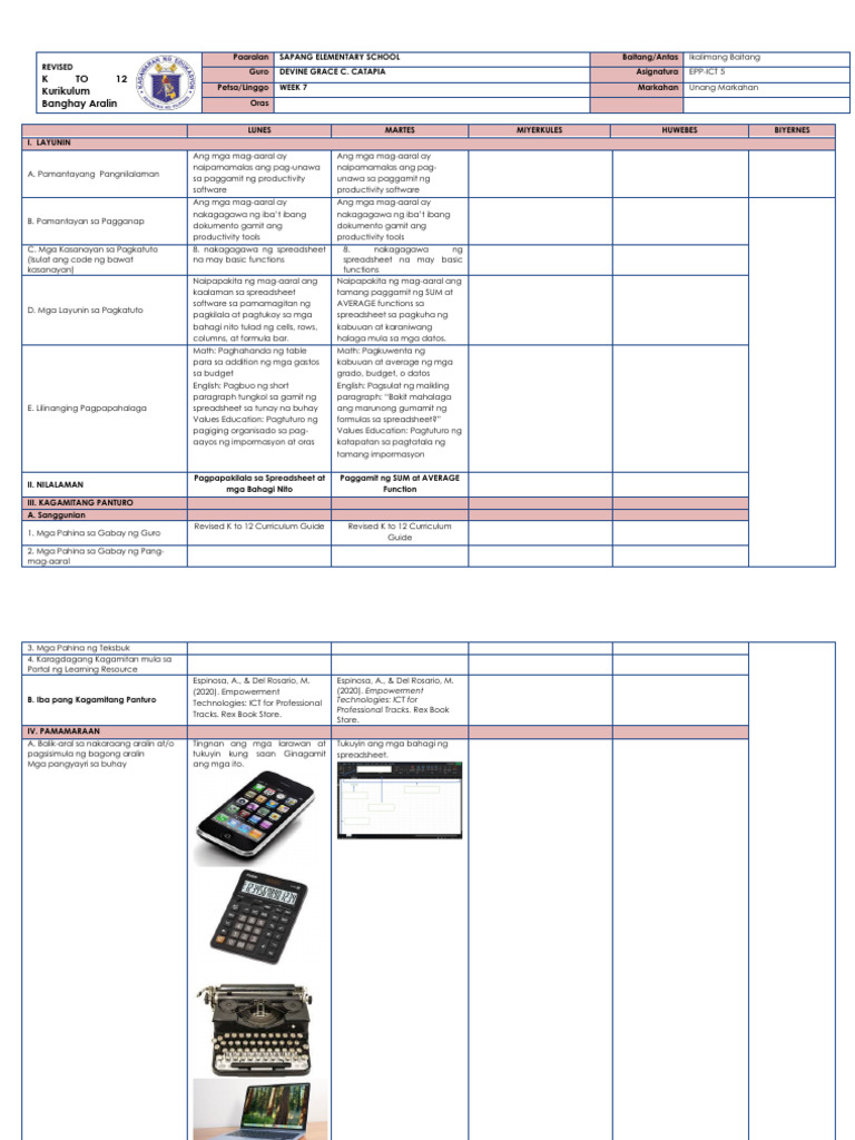 Epp-Ict 5-Q1-W7 | PDF