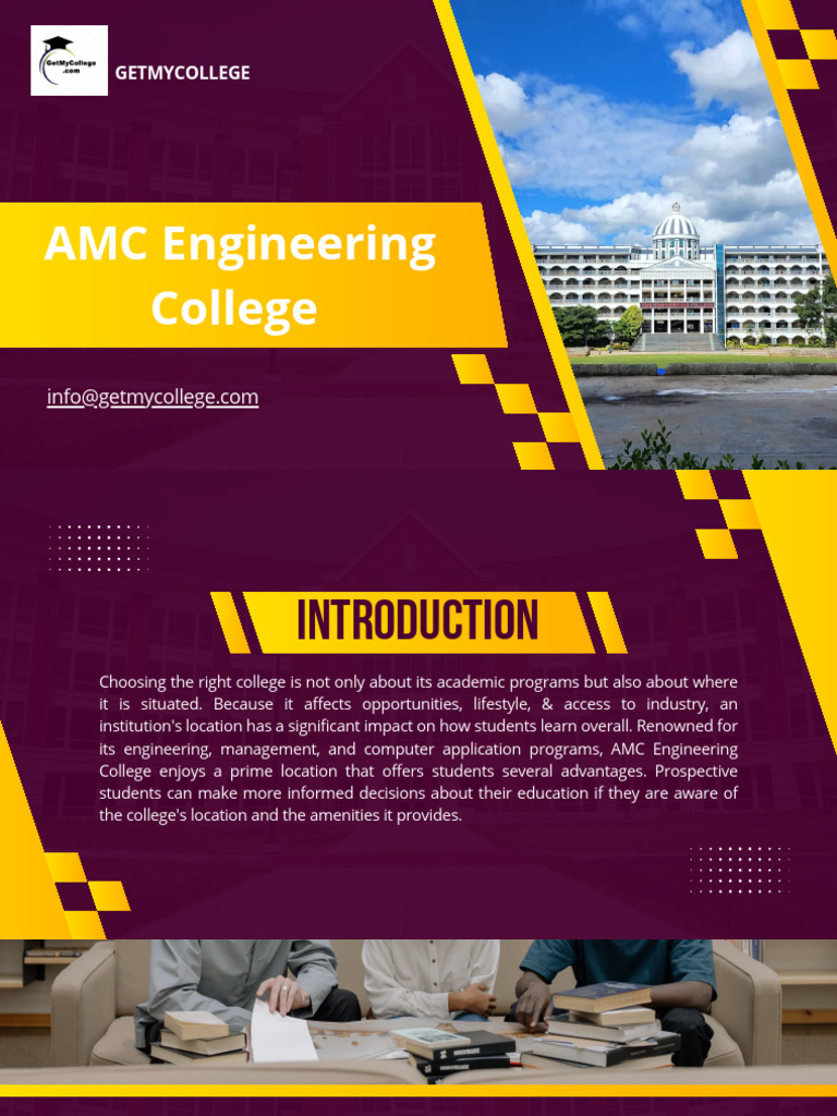 AMC Engineering College | PDF | University And College Admission ...