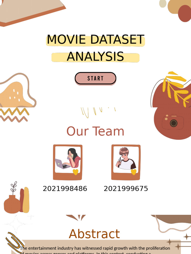 Movie Dataset Analysis | PDF | Data | Computing