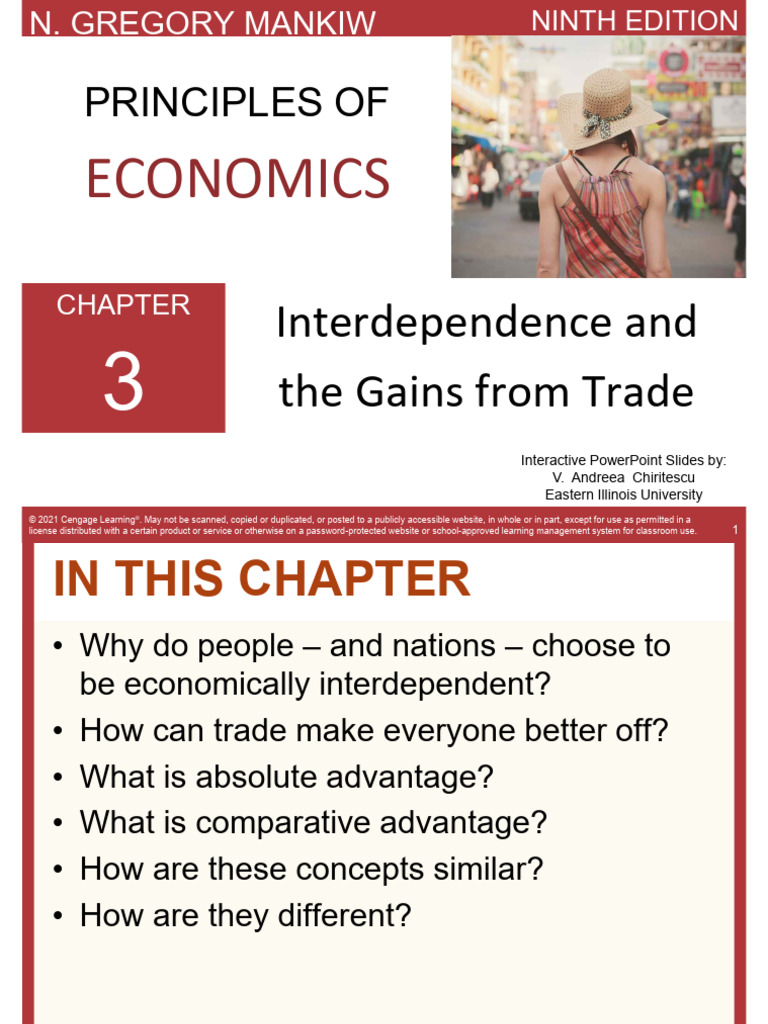 CH 03 Gains From Trade 9e | PDF | Comparative Advantage | Goods