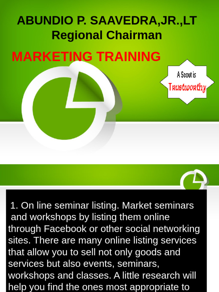 Marketing Training CMT | PDF