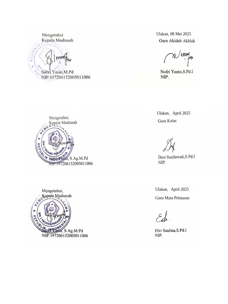 TTD Nofri Yanto | PDF