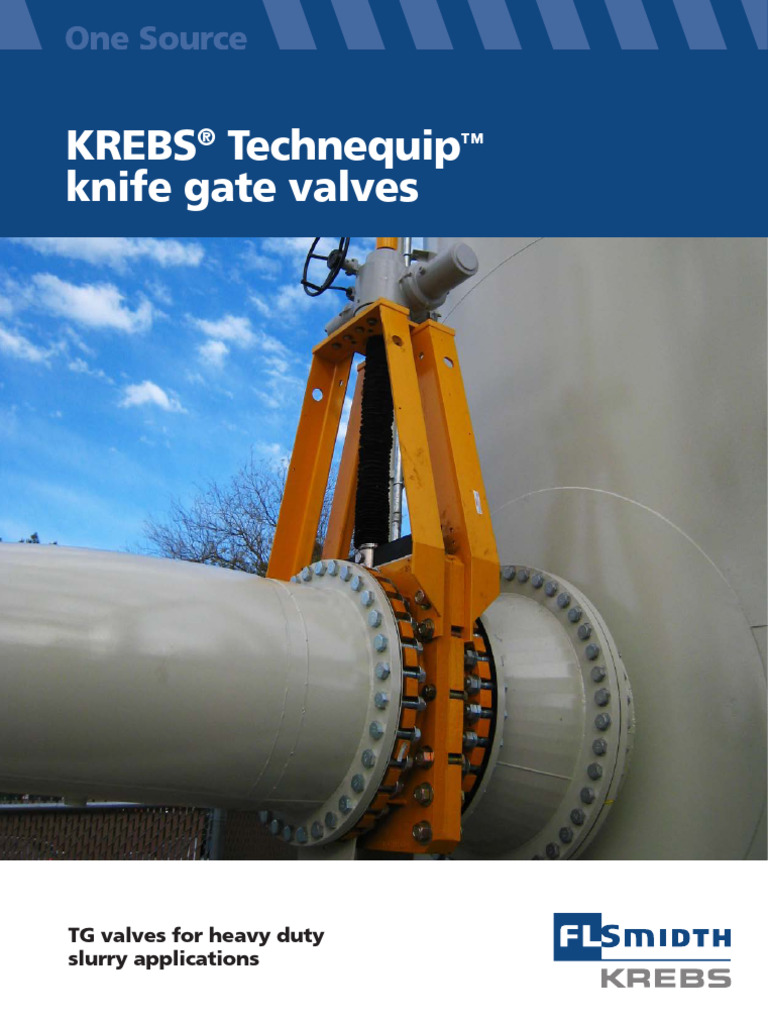 KREBS Technequip Knife Gate Valves TG Va | PDF | Valve | Switch