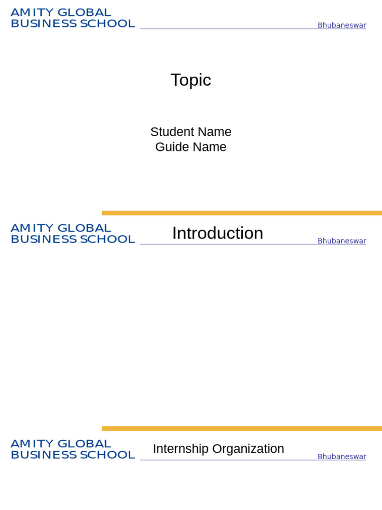 SIP Template Template | PDF
