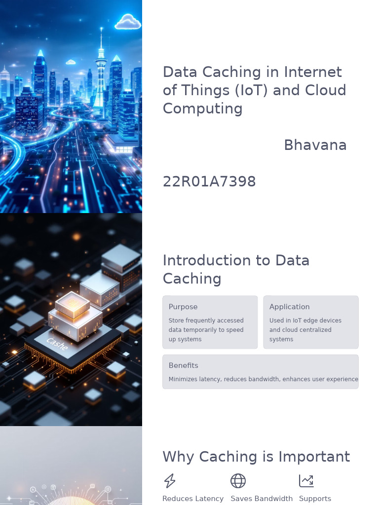 Data Caching in Internet of Things IoT and Cloud Computing 2 | PDF | Cache (Computing ...