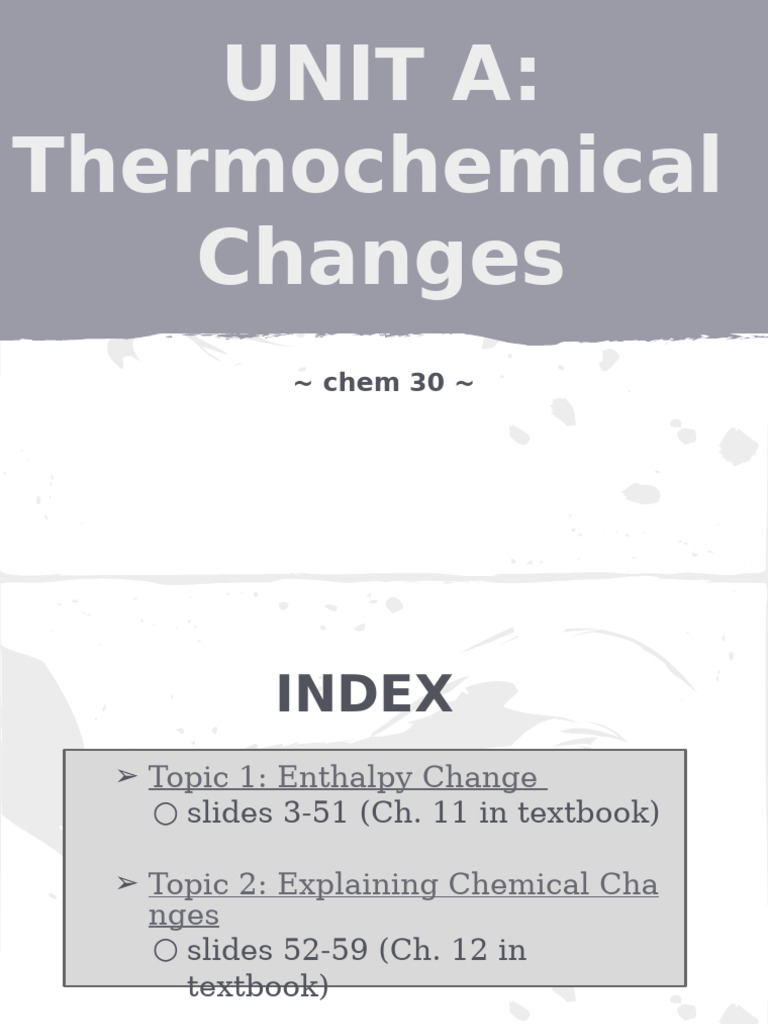 Thermochemical Changes Overview | PDF | Chemical Reactions | Catalysis