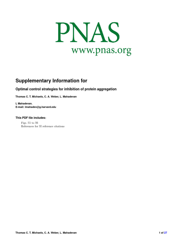 Pnas 1904090116 Sapp | PDF | Enzyme Kinetics | Mathematical Optimization