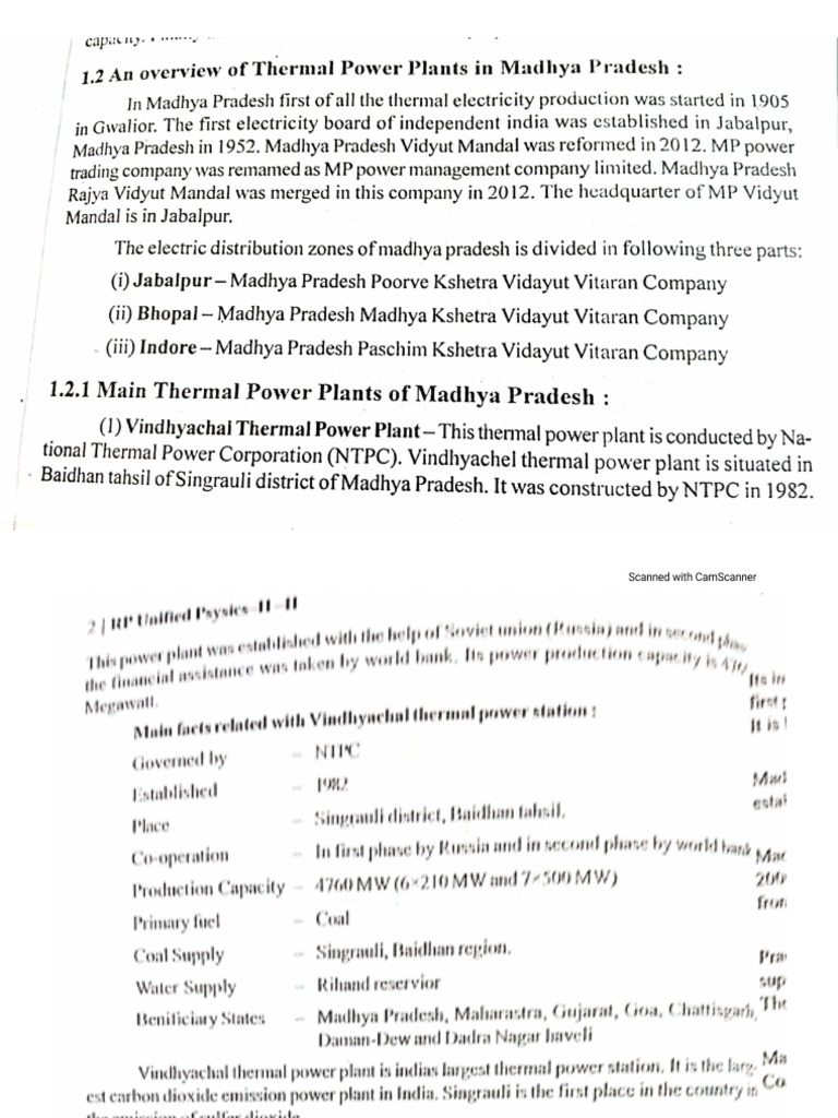 Thermal Power Plant | PDF