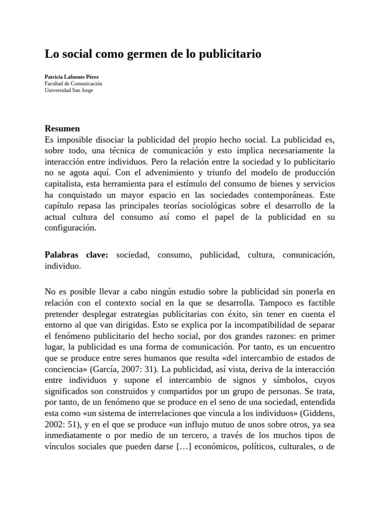 Cap4 1 | PDF | Sociedad | Sociología