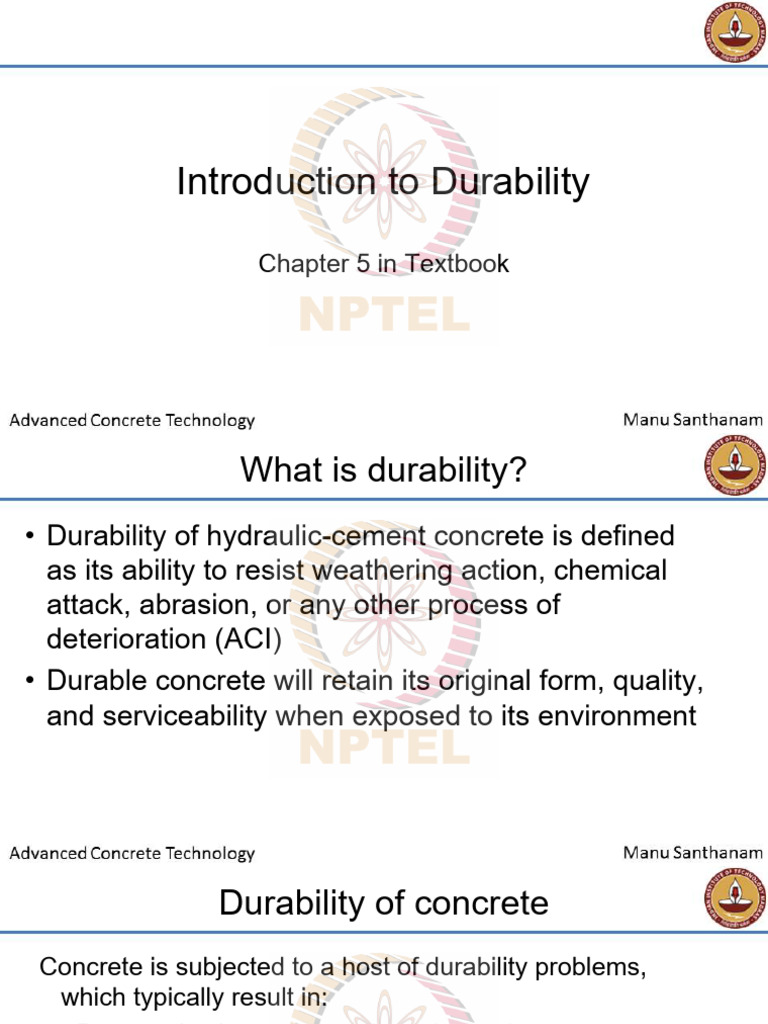 Concrete Durability: Key Factors Explained | PDF | Concrete | Porosity