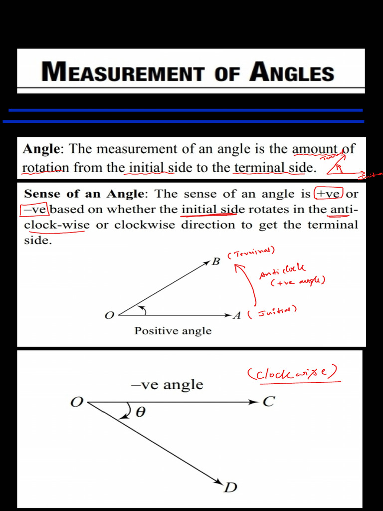 Measurement of An Angle - DONE | PDF