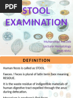 Microscopic Examination of Stool: LECTURE 4 (2022-2023) | PDF ...