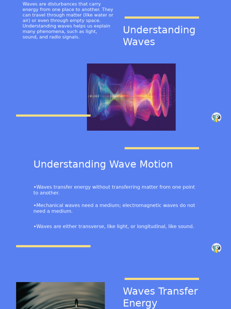 Understanding Wave Energy Transfer | PDF | Waves | Wavelength