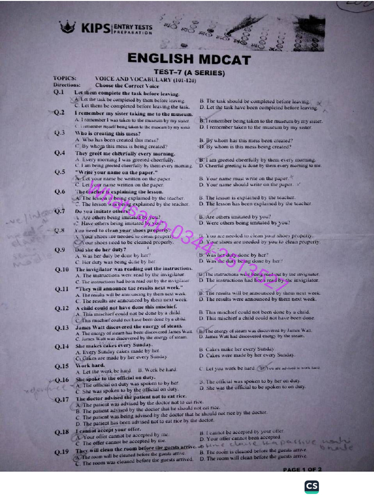 Unit 7 - Key | PDF
