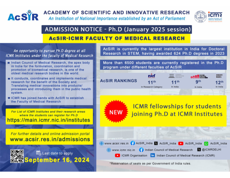 Acsir PHD 2025 | PDF