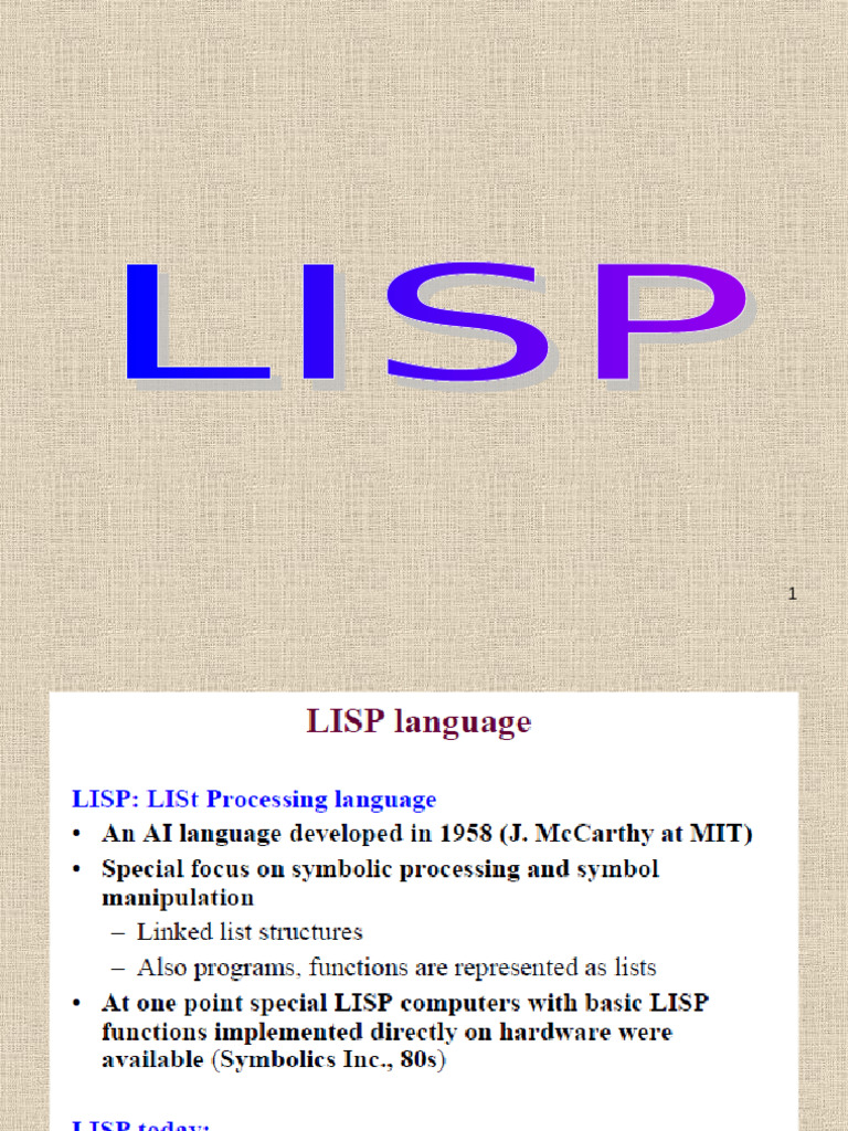 Lisp | PDF