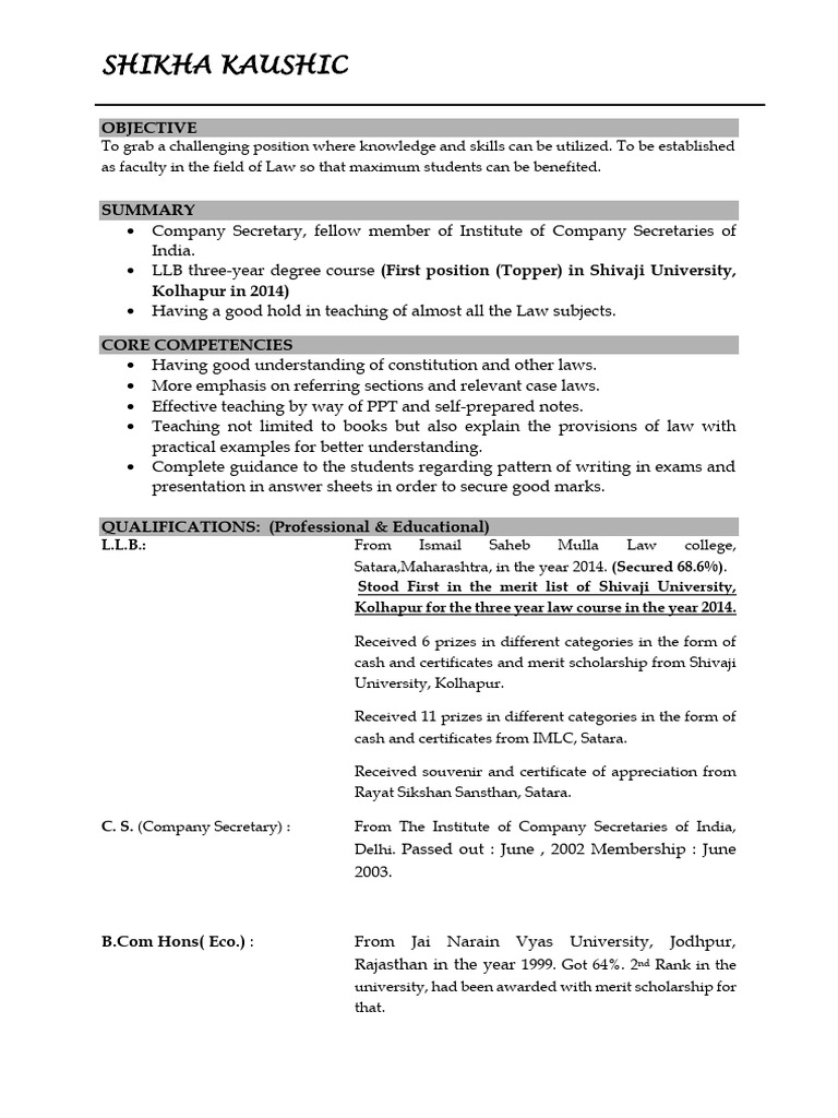 SKO Resume Updated | PDF