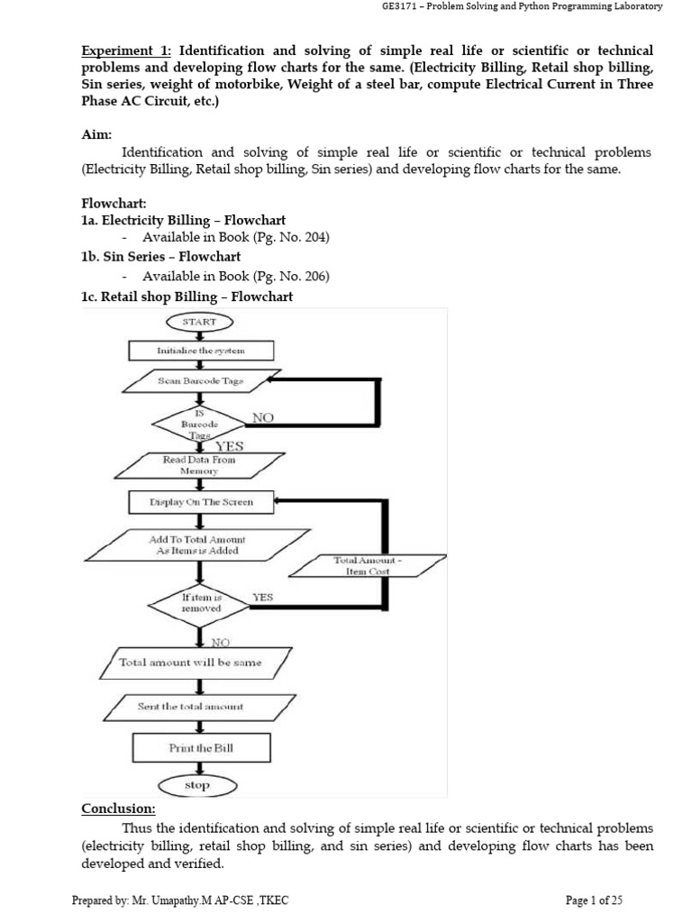 PSPP Lab Manual Updated | PDF | Control Flow | Computer Engineering