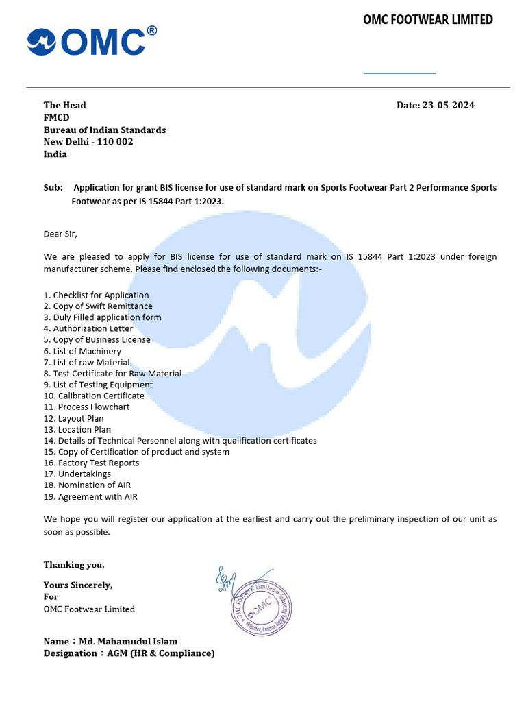 Covering Letter | PDF